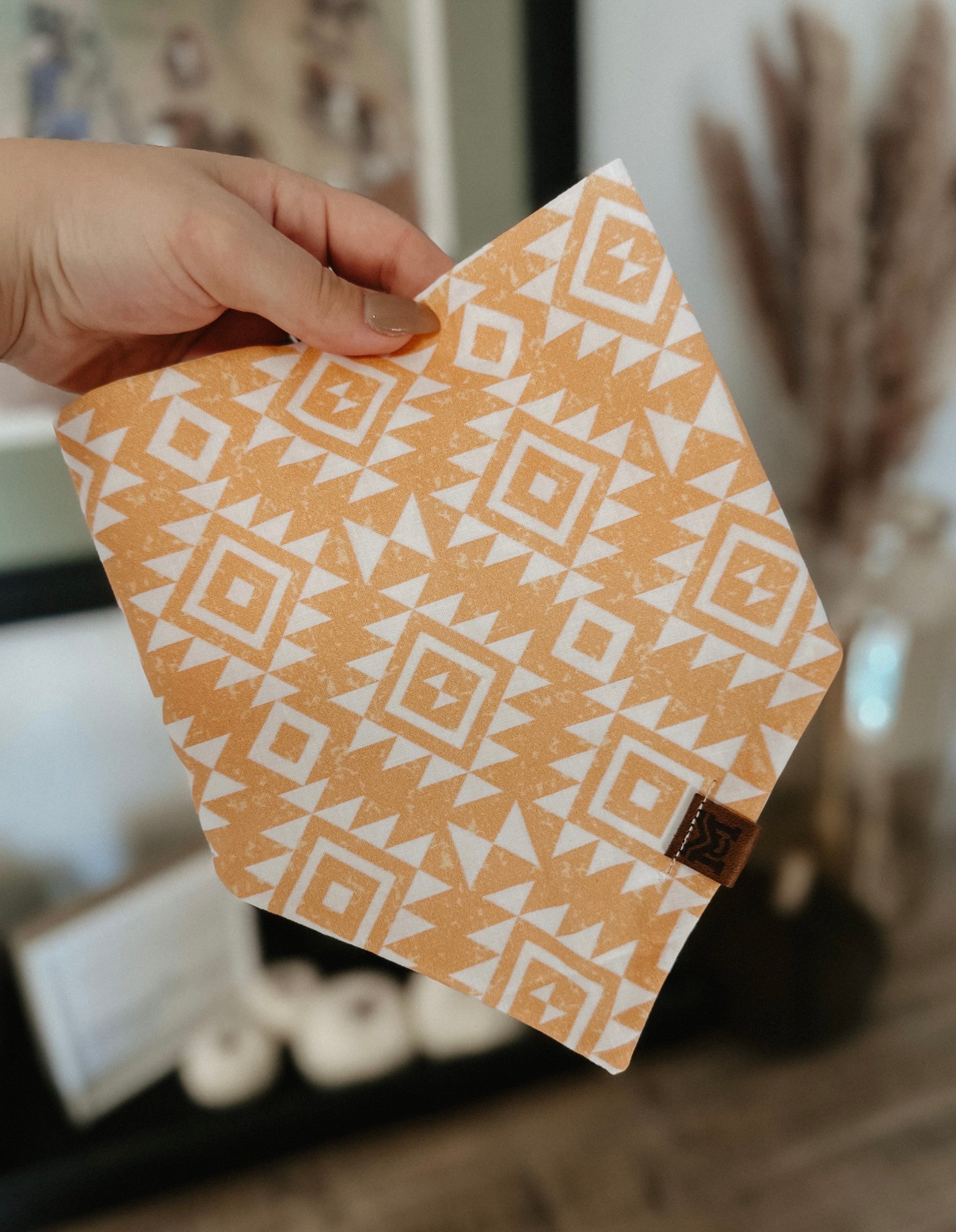 Yellow Tribal Bandana – Midwest Merle Co.